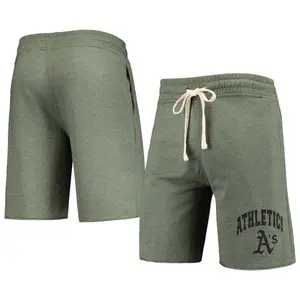 CONCEPTS SPORT Oakland Athletics Mainstream Tri-blend Shorts - Green