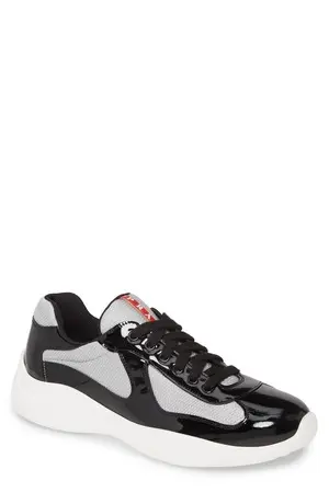 Prada Prada America’s Cup Leather Sneakers Nero/ Nero