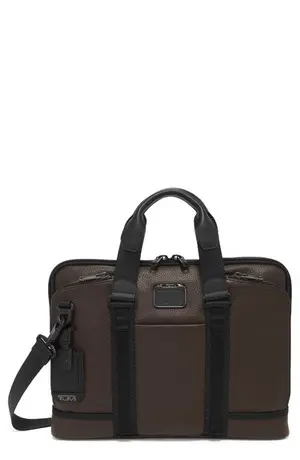 Tumi Tumi Academy Briefcase Dark Brown