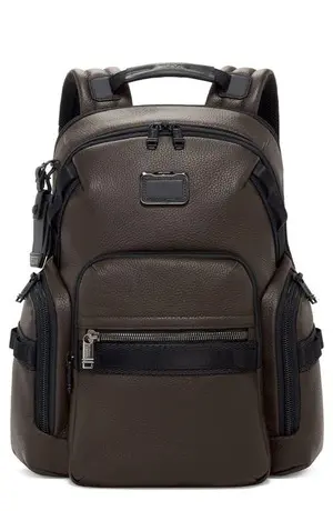 Tumi Tumi Alpha Bravo Navigation Backpack Dark Brown