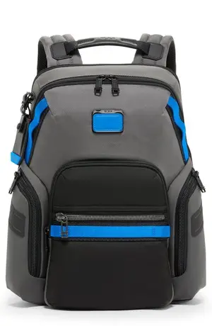 Tumi Tumi Alpha Bravo Navigation Backpack Grey/ Blue
