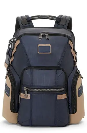 Tumi Tumi Alpha Bravo Navigation Backpack Midnight Navy/khaki