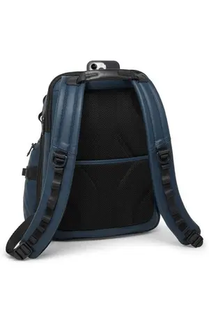 Tumi Alpha Bravo Navigation Backpack - Navy Coated Canvas