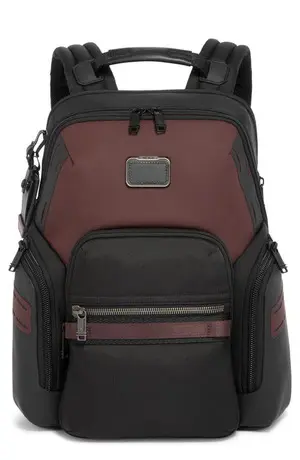Tumi Tumi Alpha Bravo Navigation Backpack Oxblood
