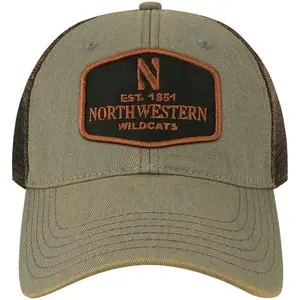 Our Legacy Northwestern Wildcats Practice Old Favorite Trucker Snapback Hat