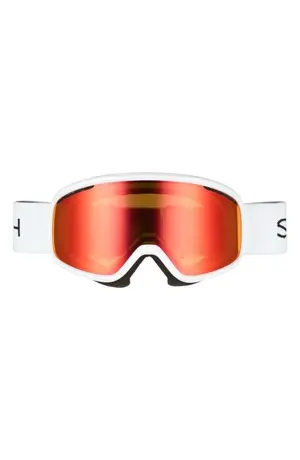 SMITH Smith Vogue 185mm Snow Goggles White / Red Sol-x Mirror