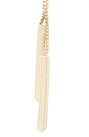 Bony Levy 14k Gold Double Bar Drop Earrings