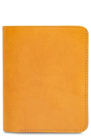 Bosca Leather Bifold Wallet Tan