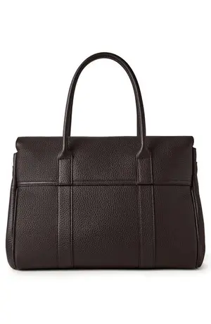 Mulberry Bayswater Leather Satchel - Ebony