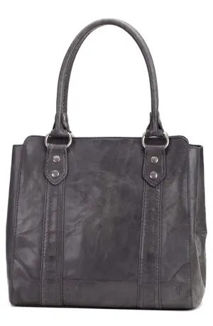 Frye Melissa Leather Tote - Carbon