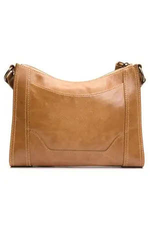THE FRYE COMPANY Melissa Leather Crossbody Bag - Beige