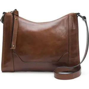 Frye Melissa Leather Crossbody Bag - Cognac