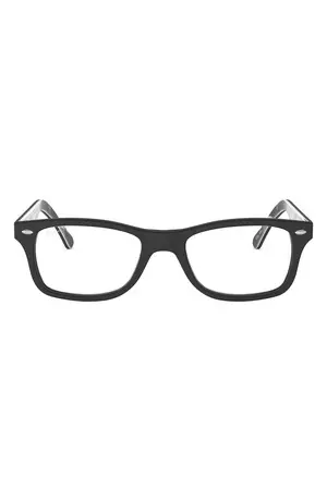Ray-ban Ray-Ban 50mm Square Eyeglasses Black