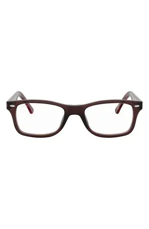 Ray-ban Ray-Ban 50mm Square Eyeglasses Brn