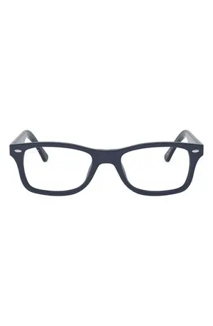 Ray-ban Ray-Ban 50mm Square Eyeglasses Navy