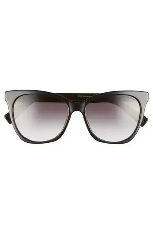 Marc Jacobs 56mm Cat Eye Sunglasses - Black