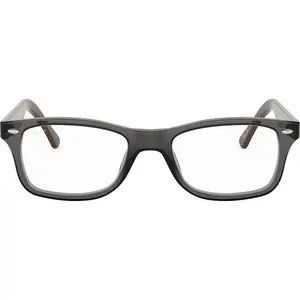 Ray-ban Ray-Ban 53mm Square Optical Glasses Black Grey