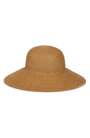 Eric Javits Eric Javits Hampton Squishie Sun Hat Natural/ Gold