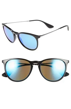 Ray-ban Erika Classic Sunglasses Black/ Blue