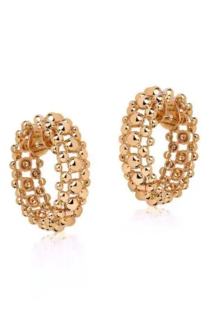Hueb Hueb Bubbles Hoop Earrings 18k Rose Gold