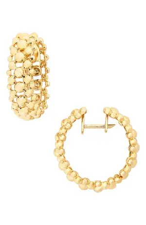 Hueb Hueb Bubbles Hoop Earrings Yellow Gold