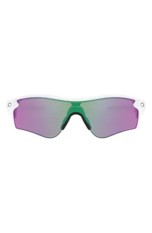 Oakley Radarlock Path Prizm Polarized Sunglasses Polished White/ Prizm Sapphire
