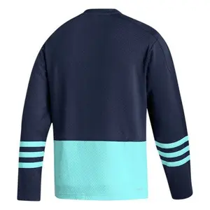 Adidas Seattle Kraken Logo Aeroready Pullover Sweater