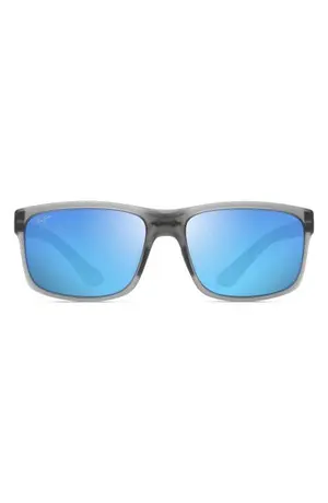 Maui Jim Pokowai Arch 58mm Polarized Rectangle Sunglasses - Grey
