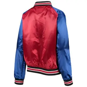 Mitchell & Ness Buffalo Bills Team 2.0 Satin Raglan Full-snap Jacket
