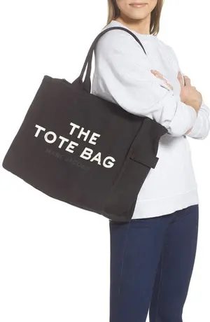 Marc Jacobs Canvas Tote - Black