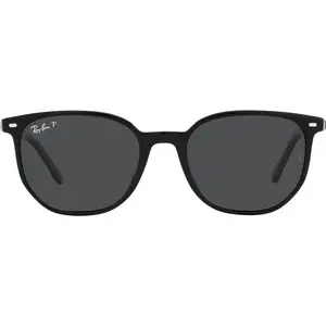 Ray-ban 54mm Polarized Square Sunglasses - Black
