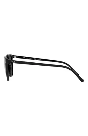 Ray-ban 54mm Polarized Square Sunglasses - Black
