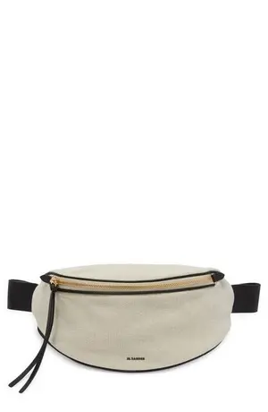 JIL SANDER Small Moon Canvas Belt Bag