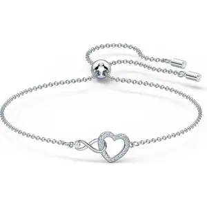 SWAROVSKI Hyperbola Crystal Heart Bracelet - White