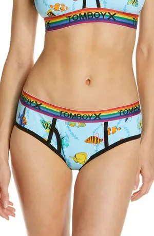 TOMBOYX Iconic Briefs Aquarium Print