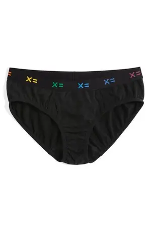 TOMBOYX Iconic Briefs Black X Rainbow