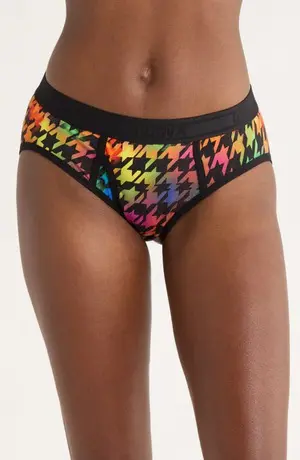 TOMBOYX Iconic Briefs Rainbow Houndstooth