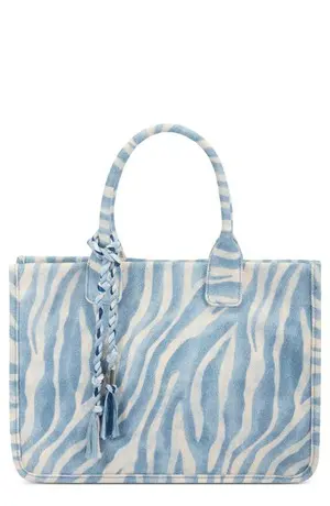 Vince Camuto Vince Camuto Orla Canvas Tote Blue Multi