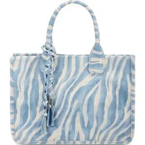 Vince Camuto Vince Camuto Orla Canvas Tote Blue Multi