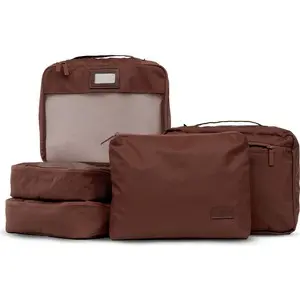 CALPAK 5-Piece Packing Cube Set Walnut