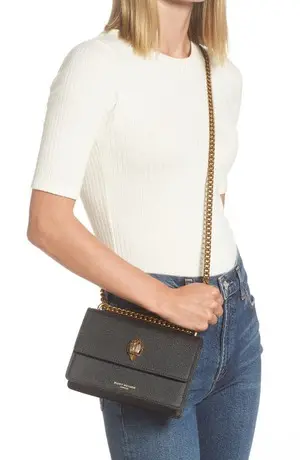 Kurt Geiger Mini Shoreditch Leather Crossbody Bag