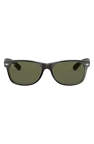Ray-ban Wayfarer Rectangular Sunglasses - Black/crystal