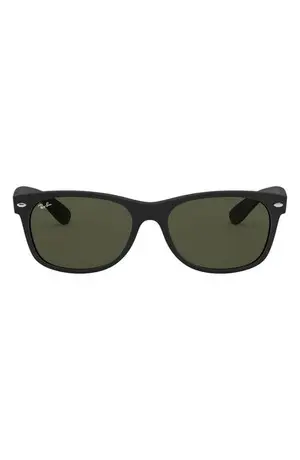 Ray-ban Wayfarer Rectangular Sunglasses - Rubber Black