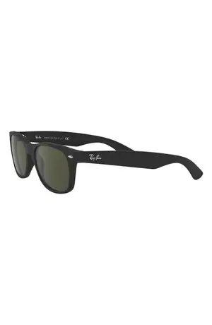Ray-ban Wayfarer Rectangular Sunglasses - Rubber Black