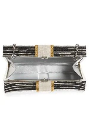 Judith Leiber Stack Of Cash Billion Crystal Embellished Clutch