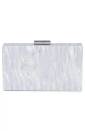 OLGA BERG Mrs. Glitter Acrylic Pod Bag