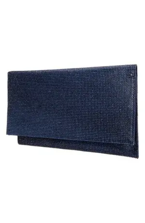 Nina Crystal Clutch - Navy