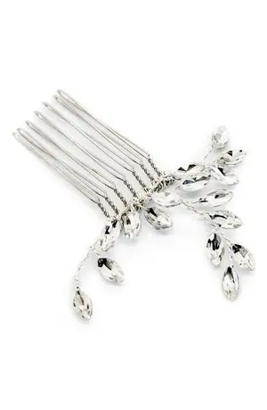 Brides & Hairpins Nicoletta Crystal Comb - Silver