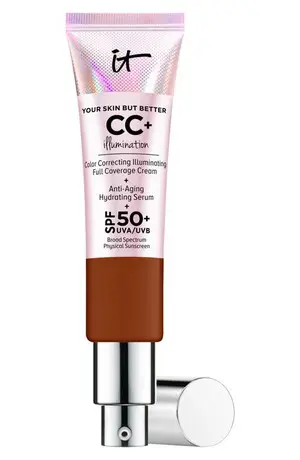 IT COSMETICS Cc+ Cream Illumination Spf 50+ Full Coverage Cream Corrector & Serum Deep