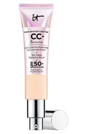 IT COSMETICS Cc+ Cream Illumination Spf 50+ Full Coverage Cream Corrector & Serum Light Medium